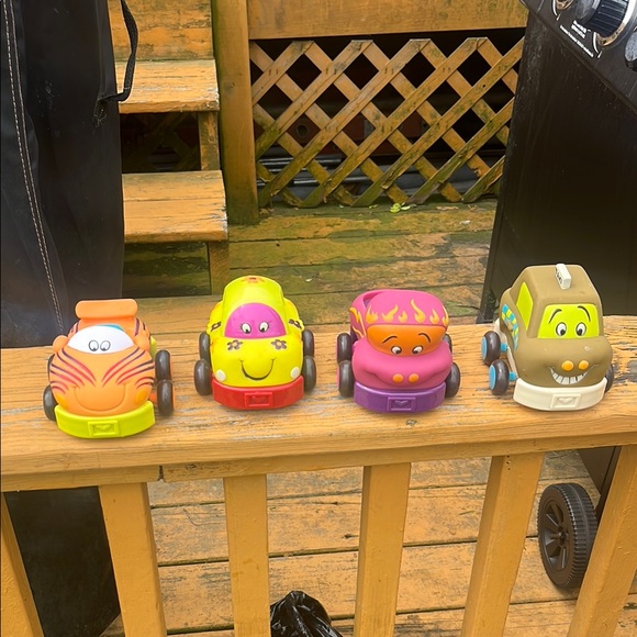 Toys | Colorful Racing Rattle 4 Car Toy Set | Poshmark